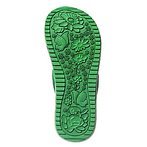 Gold Pigeon Shoes GP Breeze Light Weight Flip Flops for Women: 8521 Green, EU40 (US Size 8.5-9)