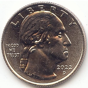 2022 D American Women, Washington Sally Ride Quarter Uncirculated