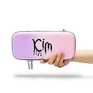Carry Case Made For Nintendo Switch/Switch OLED Console Custom Name Case with 10 Games Cartridges Protective Cool Groovy 3D Name NC4