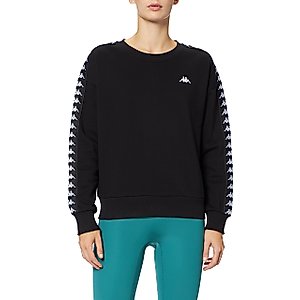 Kappa Janka Sweatshirt 310021-19-4006, Womens, Caviar, M Black