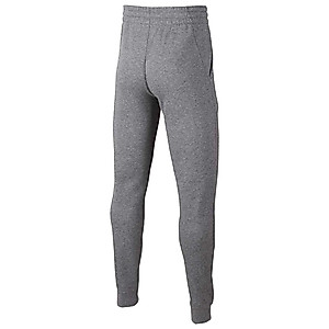 Nike Boy's NSW Club Jogger Fleece Pant, Carbon Heather/Cool Grey/White, Large