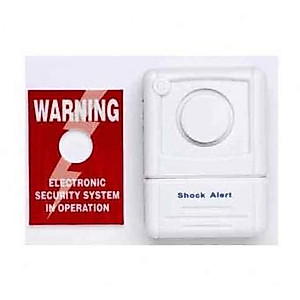 120dB Window or Door Alarm Vibration Security Emergency Burglar Wireless Shock Detection, Home Security, Safety, Apartment, Condo, Dorm, House, Easy, Adhesive, Warning, Battery Operated, Loudest
