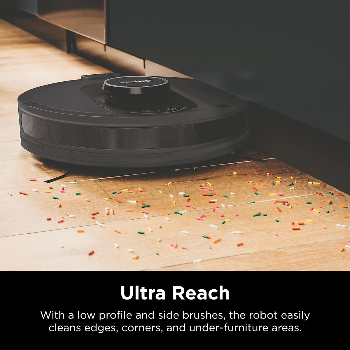 Shark AV2501S AI Robot Vacuum with HEPA Self-Empty Base, Bagless, 30-Day Capacity, LIDAR Navigation, Perfect for Pet Hair, Compatible with Alexa, Wi-Fi Connected, Black