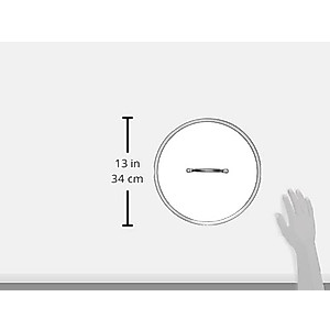 GreenPan Glass Lid with Stainless Steel Handle, 12", Silver