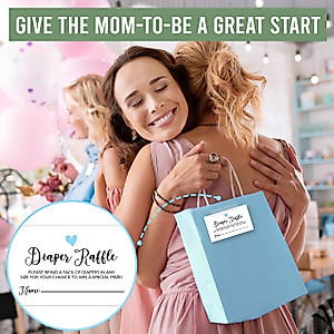 Hadley Designs 25 Baby Shower Diaper Raffle Tickets For Baby Shower Boy - Blue Baby Shower Games For Boys, Diaper Raffle Cards, Baby Raffle Tickets, Baby Shower Invitation Inserts, Baby Shower Ideas