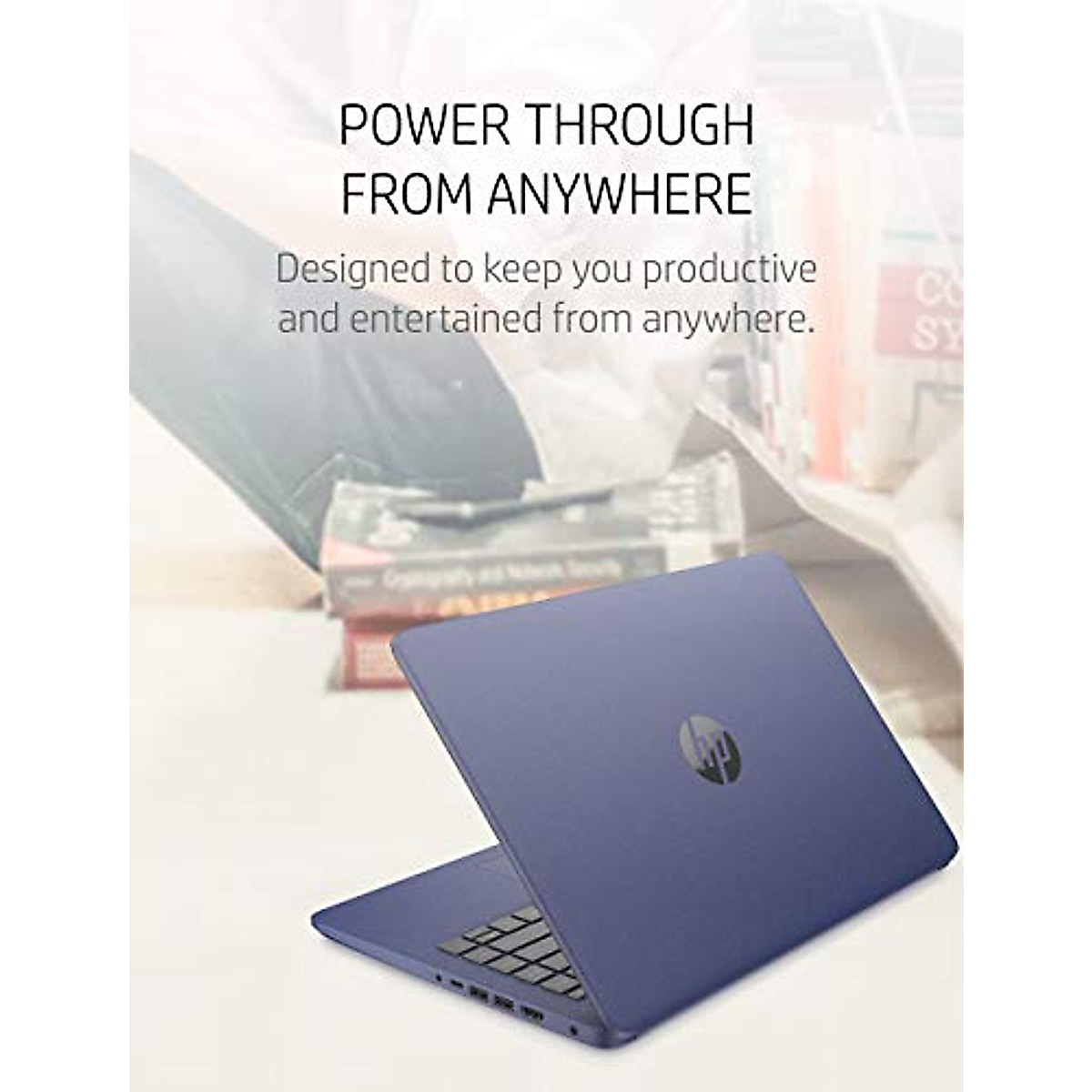 HP 14 Laptop, AMD 3020e, 4 GB RAM, 64 GB eMMC Storage, 14-inch HD Touchscreen, Windows 10 Home in S Mode, Long Battery Life, Microsoft 365, (14-fq0040nr, 2020)