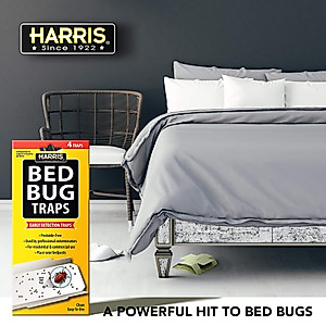 Harris Bed Bug Traps for Early Detection & Monitoring, 4 Pack