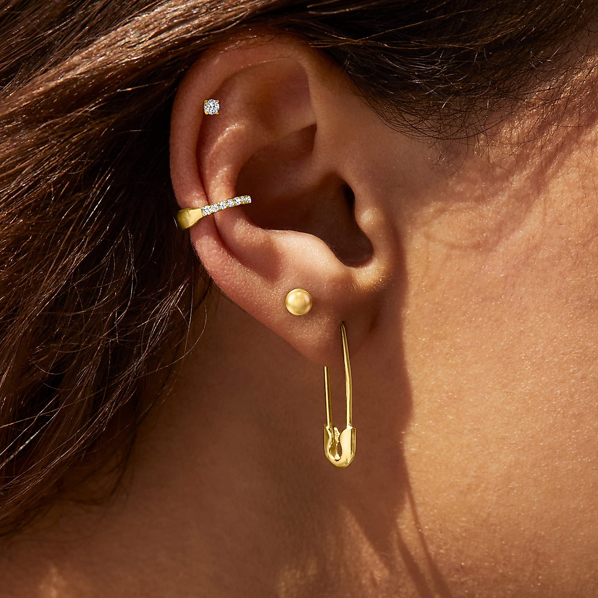 RS Pure by Ross-Simons 0.10 ct. t.w. Diamond Stud Earrings in 14kt Gold