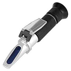 Brix Refractometer, 6.7inch Professional 0‑20% Accurate Brix Refractometer Honey Beer Fruit Juice Sugar Tester Meter