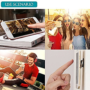 4 Pack Cell Phone Ring Stands, DanziX Universal Finger Grip Holders Compatible with iPhoneX 8 7 Plus 6 6S 5 5C 5S Ipad, Samsung Galaxy S8 S7 Edge, Smartphone,Tablet- Rose Gold, Gold,Silver,Black