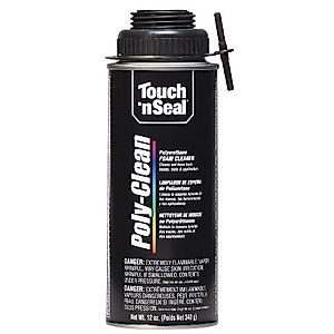 Touch 'n Seal Zero VOC Poly-Clean Polyurethane Foam Cleaner, 12 oz Can