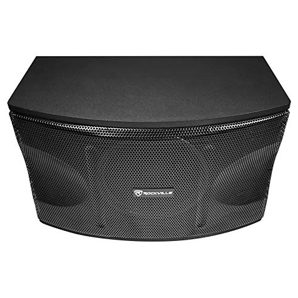 Rockville Pair 8" 3-Way 800 Watt Karaoke/Pro Speakers+Wall Brackets/MDF (KPS80), Black