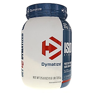 Dymatize ISO 100 Hydrolyzed Whey Protein Isolate - Strawberry- 1.6 lbs