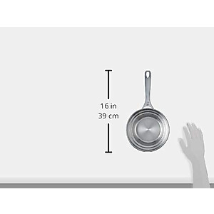 Le Creuset Stainless Steel 2.2 Quart Double Boiler Insert, Fits 2 & 3 Quart Saucepans