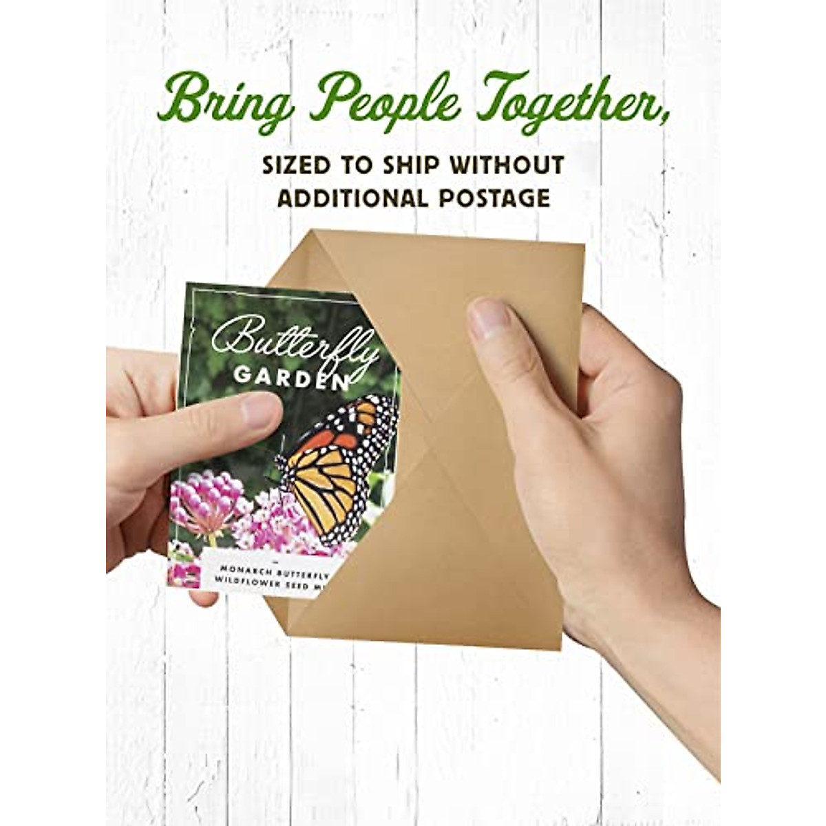 American Meadows Wildflower Seed Packets ''Butterfly Garden'' Favors (Pack of 20) - Pollinator Wildflower Seed Mix to Attract Hummingbirds, Bees, and Butterflies, Party Favors for Any Occasion