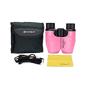 BARSKA 10x25 Pink Porro Binoculars
