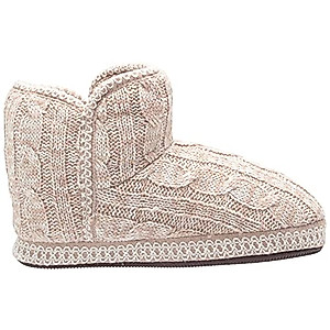 MUK LUKS Women's Leigh Slipper, Fairy Dust/Ivor, Medium