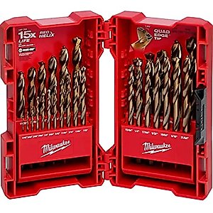 29 Pc. Cobalt Red Helix Drill Bit Kit