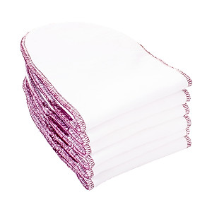 Geffen Baby Super Absorbers Plus Cloth Diaper Inserts, Reusable Liners for Baby Diapers, Booster Pads for Overnight Bedwetting, Nap Time, or Day Time Heavy Wetters, 5 Layer Absorbent Insert, 6 Pack