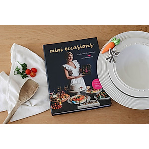 nora fleming Large Stoneware Serving Bowl - Perfect for Fruit, Vegetables, Ramen, Pastas, Salads, and More - Pair with One of Our Hand-Painted Minis - White