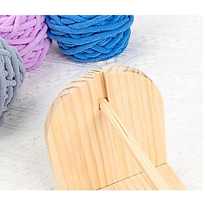 QRZLP Spools Thread Rack, Wooden Ribbon Storage Rack Sewing Yarn Roll Holder Mesh Crochet Thread Rack for Embroidery Quilting and Sewing Threads.