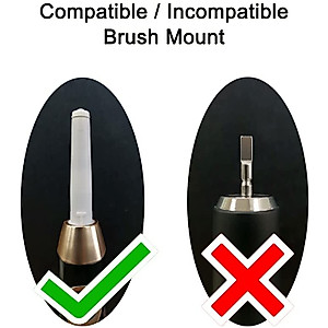 YUNCHI Electric Toothbrush Replacement Heads 5 Pack Compatible with Fairywill FW-507/508/551/917/959, for FW-D1/FW-D3/FW-D7/FW-D8, for Fairywill Toothbrush Refills - Black