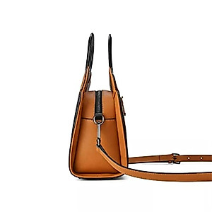 DANN Women's Retro Handbag Women's Multi-Function Embossed Shoulder Bag Retro Tote Bag (Color : Gray, Size : As Shown in The Figure)