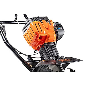 BLACK+DECKER BXGCU225 21AK225C936 9-Inch 25cc 2-Cycle Gas Powered Cultivator/Tiller, Black and Orange