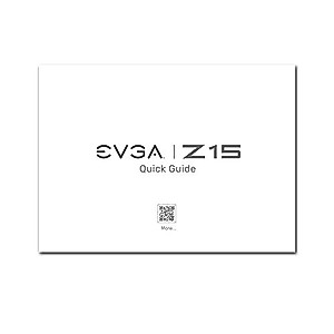 EVGA Z15 RGB USB Gaming Keyboard, RGB Backlit LED, Hotswappable Mechanical Kaihl Speed Bronze Switches (Clicky), 822-W1-15US-KR, Black
