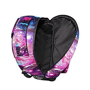 ZZKKO Universe Space Galaxy Star Comos Nebula Boys Girls School Computer Backpacks Book Bag Travel Hiking Camping Daypack
