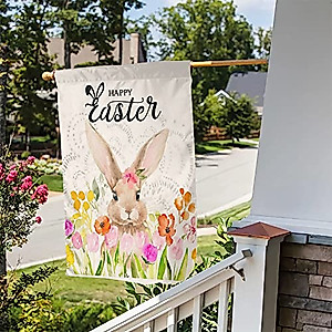 Easter Garden Flag 12×18 Inch Double Sided Holiday Seasonal Spring Farmhouse Home Yard Outdoor Decorations