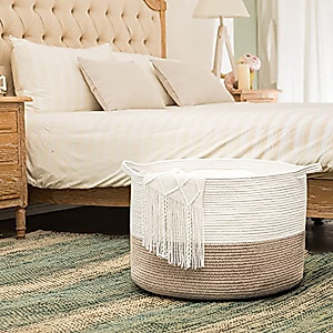 R RUNKA Large Toy Basket for Kids