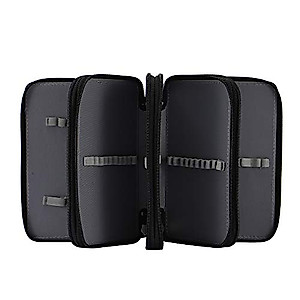 72 Slots High Capacity Zipper Pens Pencil Case