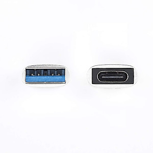 Rocstor USB Data Transfer Adapter - Type C Female USB - Type A Male USB - White Male Adapter White
