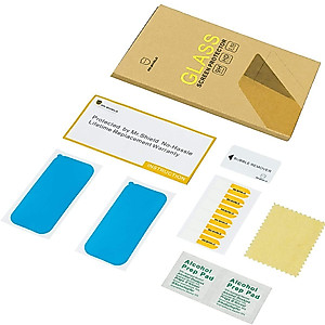 Mr.Shield [3-Pack] Designed For OnePlus 9 / OnePlus 9 5G [Upgrade Maximum Cover Screen Version] [Tempered Glass] [Japan Glass with 9H Hardness] Screen Protector with Lifetime Replacement