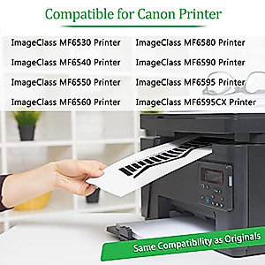 GREENCYCLE 2 PK Compatible Toner Cartridges Replacement for Canon C106 CRG 106 0264B001AA Black Use in imageClass MF6530 MF6540 MF6550 Printer ( 5000 Yield per Toner )