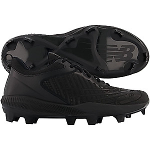 New Balance Men's FuelCell 4040 V6 Molded Baseball Shoe, Black/Black, 11