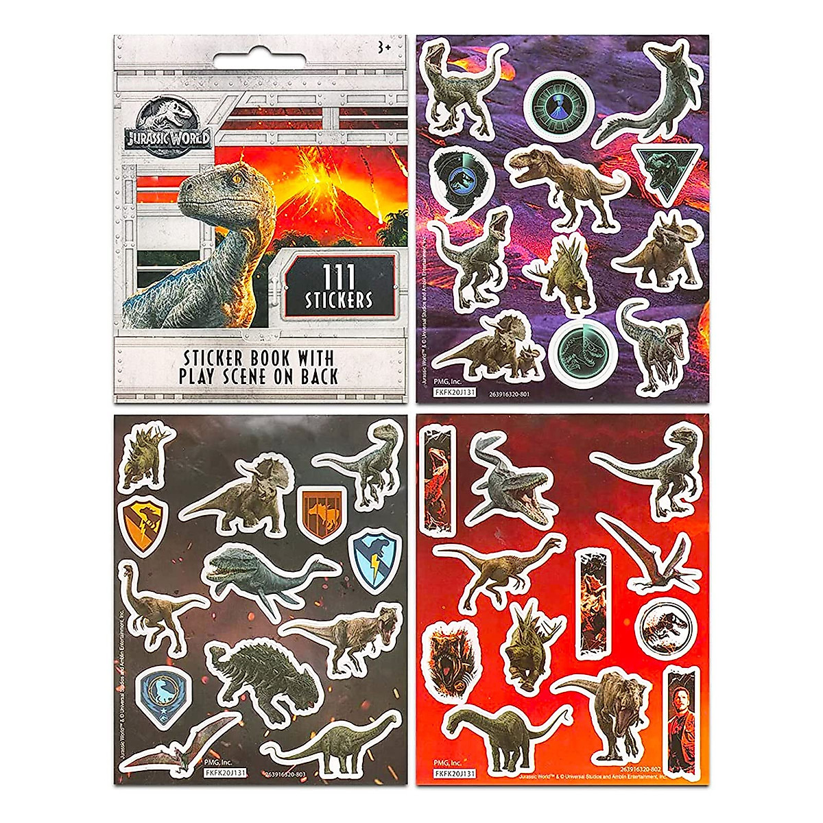 Jurassic World Backpack and Lunch Box Set - Jurassic World Backpack Kids, Jurassic World Lunch Box, Water Bottle, Keychain, Stickers, More | Jurassic World Backpack with Lunch Box