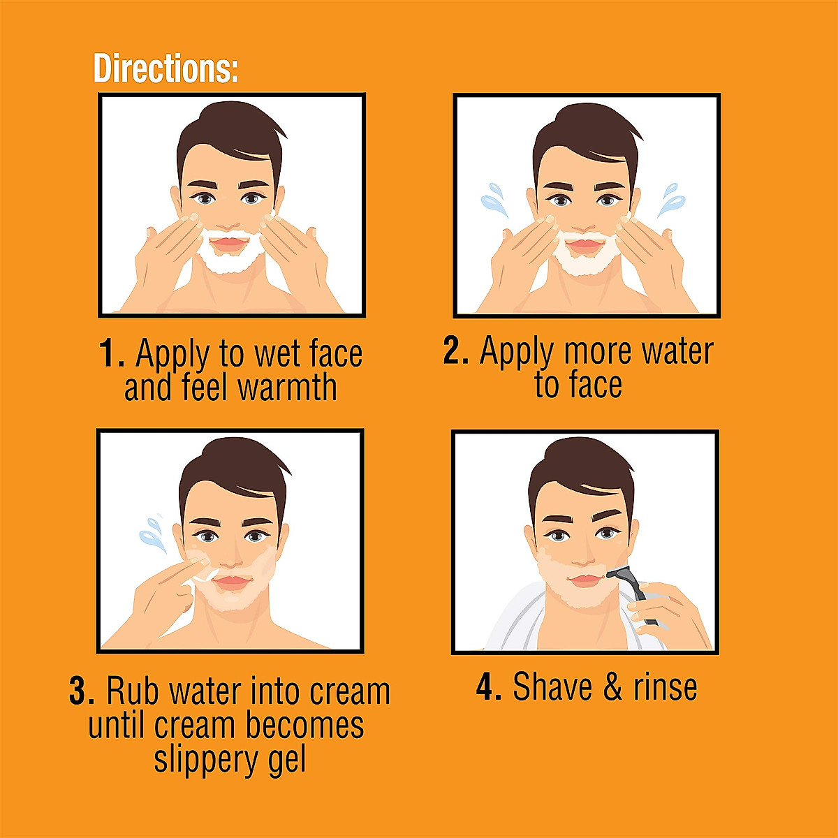 Van Der Hagen Self-Heating Shave Cream - Burst of Warmth Opens Pores and Softens Stubble, 6 oz