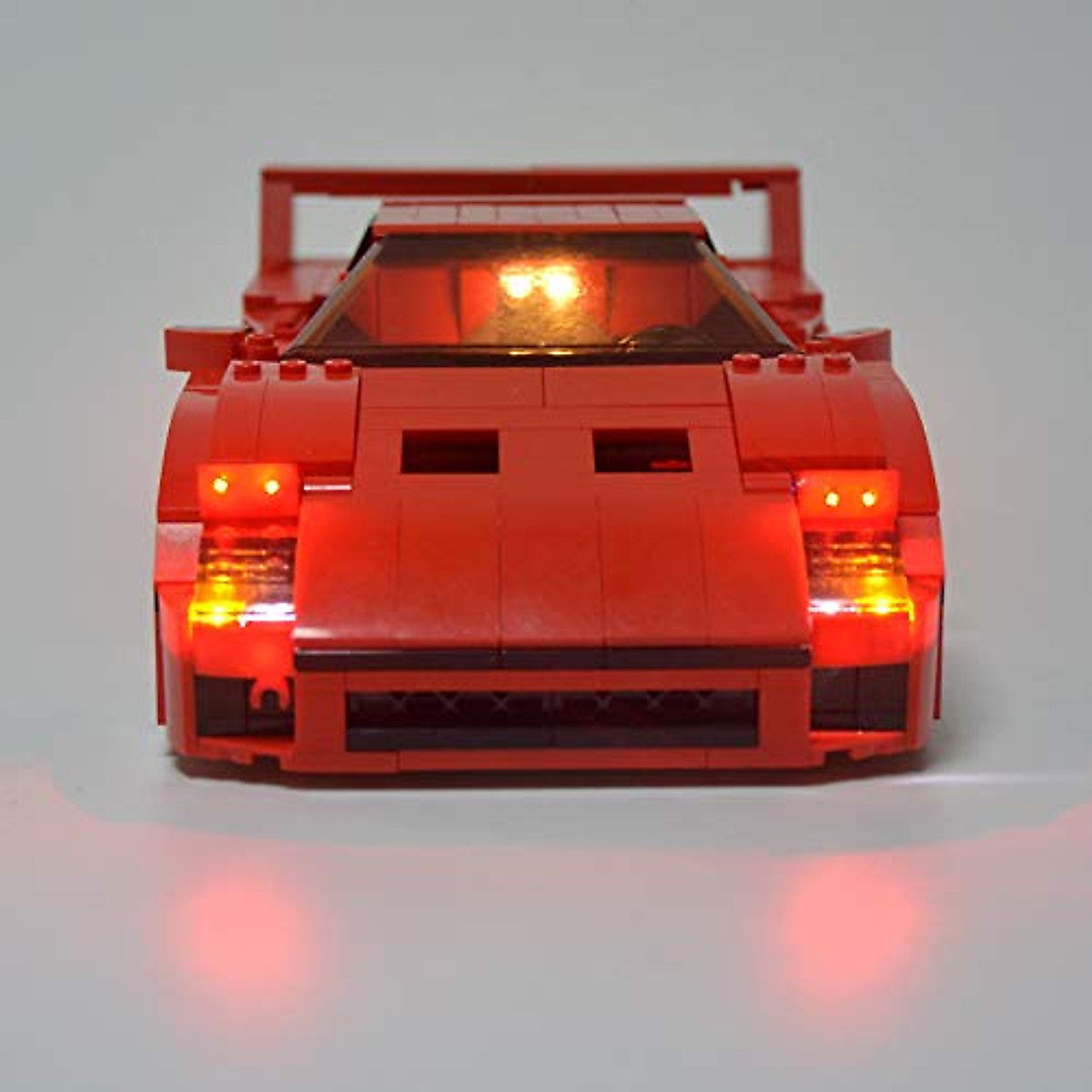 ASTEM Led Kits for Lego Ferrari F40, Led Only for Lego10248 (Light Only,Not Include The Lego Set).