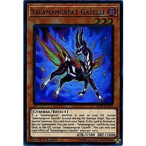 Yu-Gi-Oh! - Salamangreat Gazelle - SDSB-EN003 - Super Rare - 1st Edition - Structure Deck: Soulburner