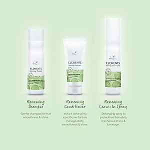 Wella Professionals Elements Renewing Shampoo & Conditioner Set, Sulfate & Silicone Free, Instant Detangling, For All Hair Types, Retail Sizes