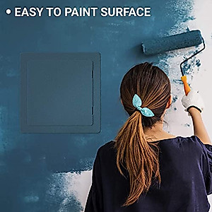 Access Panel for Drywall - 12 x 12 inch - Wall Hole Cover - Access Door - Plumbing Access Panel for Drywall - Heavy Durable Plastic White (12 x 12)