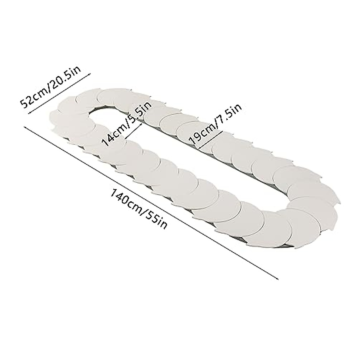 1.4m Food Serving Train Dining Table Turntable,360° Manual Swivel Adjustable Dining Table,Heavy Duty Rotating Turntable,Lazy Susan Dining Table,for Dining Room,Party,Banquet and Wedding Decor