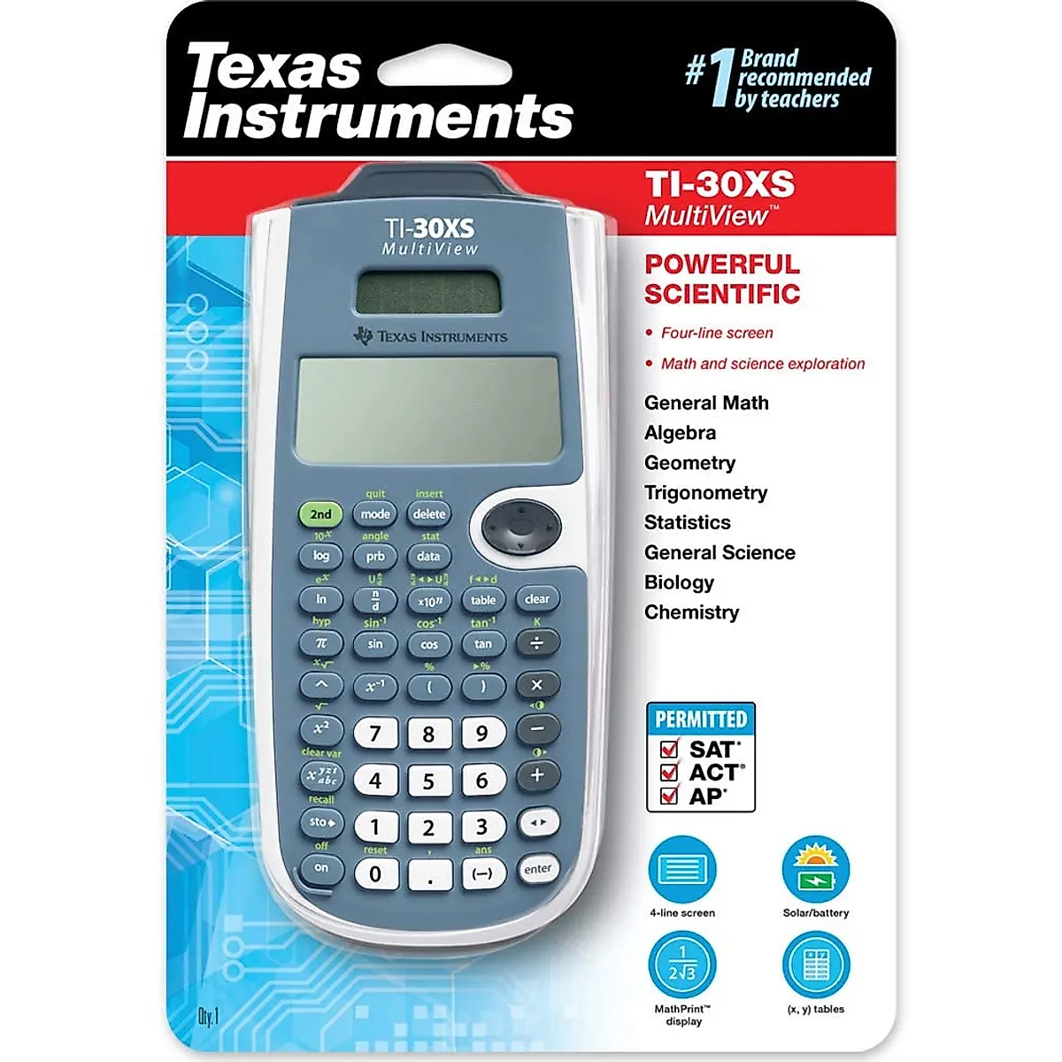 Texas Instruments TI-30XS MultiView Scientific Calculator