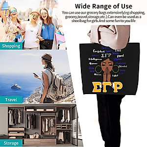 JIW Iaa Sigma Gamma Tote Bag Rho Sorority Gifts for Women 1922 Reusable Fashion Beach Bag Large Shoulder Shopping Bag