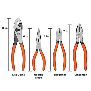 BLACK+DECKER Plier Set, 4-Piece (BDHT84002)