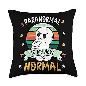 ap lucky designs for people Funny Hunter for Paranormal Ghost Hunting Throw Pillow, 18x18, Multicolor