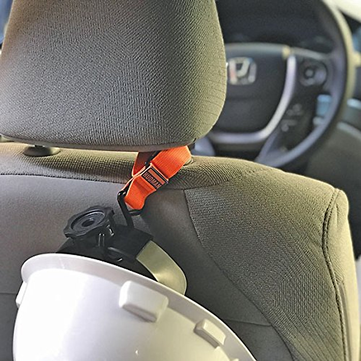 Hudman Works Strap & Hook, Bright Orange, 10"