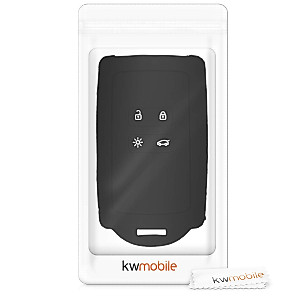 kwmobile Key Cover Compatible with Renault - Black